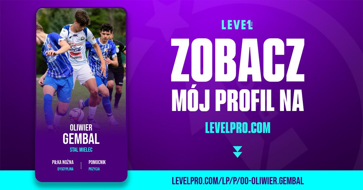 Oliwier Gembal, STAL MIELEC, Piłka nożna | Level PRO